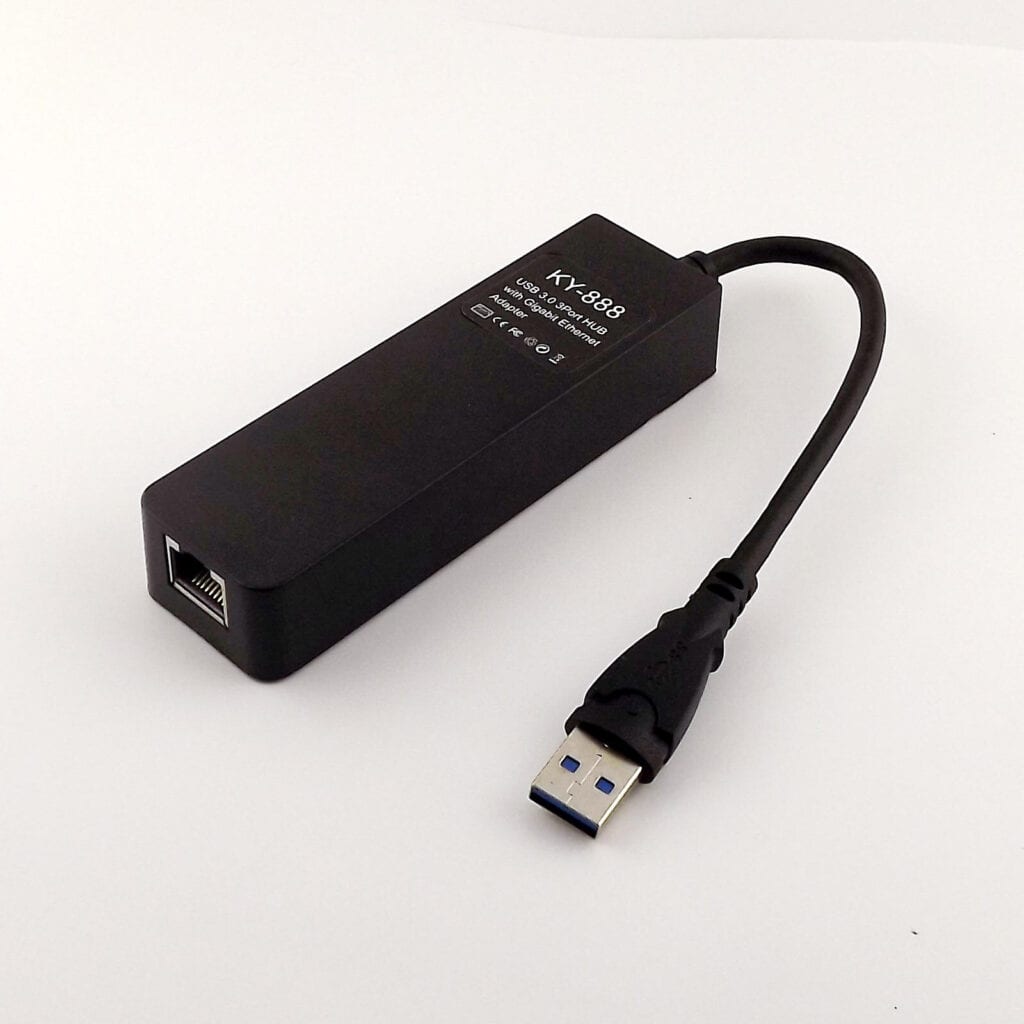 Adaptador USB a RJ45 Hub USB 3 puertos 3.0 + Rj45 /1000 LAN Gigabit ...