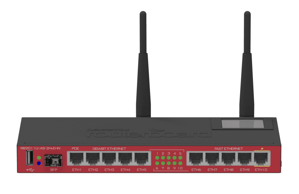 Mikrotik Routerboard RB2011UIAS-2HND-IN SFP PORT PLUS - KONEXT